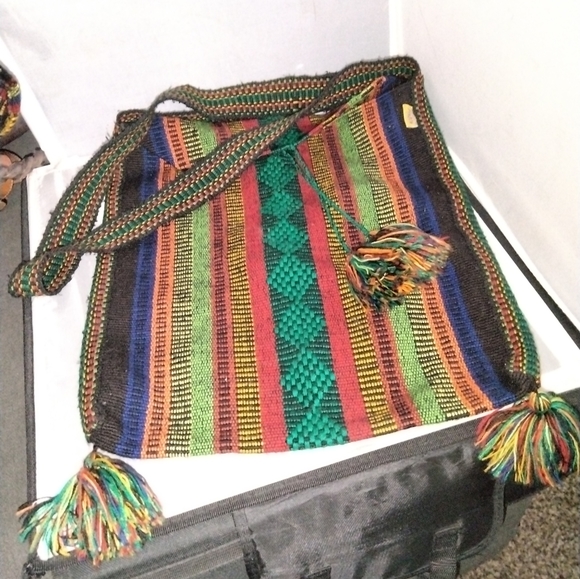 Pinzon | Bags | Pinzon Boho Hippie Colorful Crossbody Bag | Poshmark